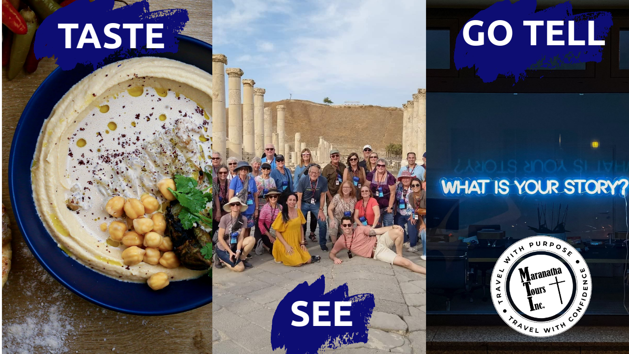 Taste See Go Tell Become an active participant on Tour Israel 2023